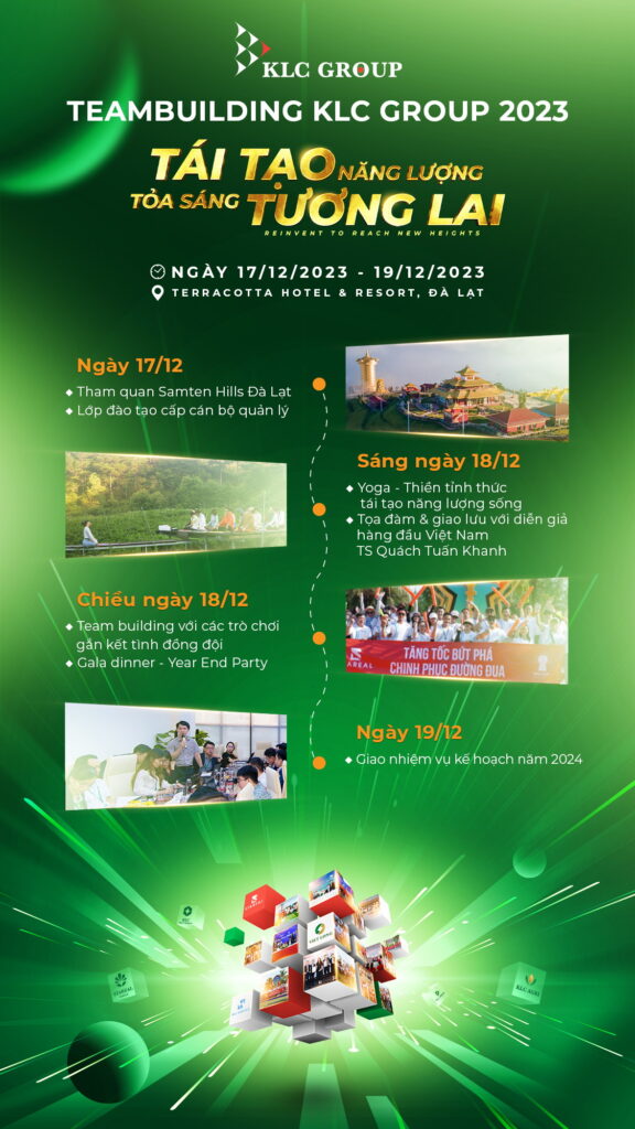 Bật mí thông tin sự kiện Team Building hot nhất trong năm của KLC Group